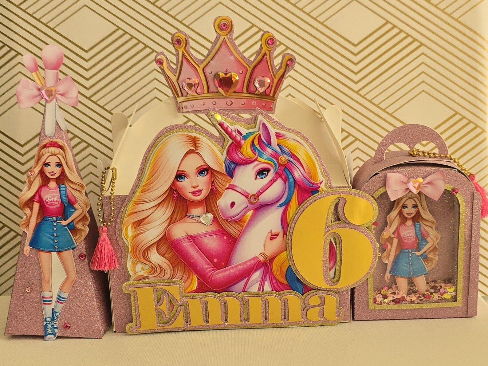 Barbie Favor Party, Barbie Candy Box, Barbie Theme Birthday. Gable Box ...