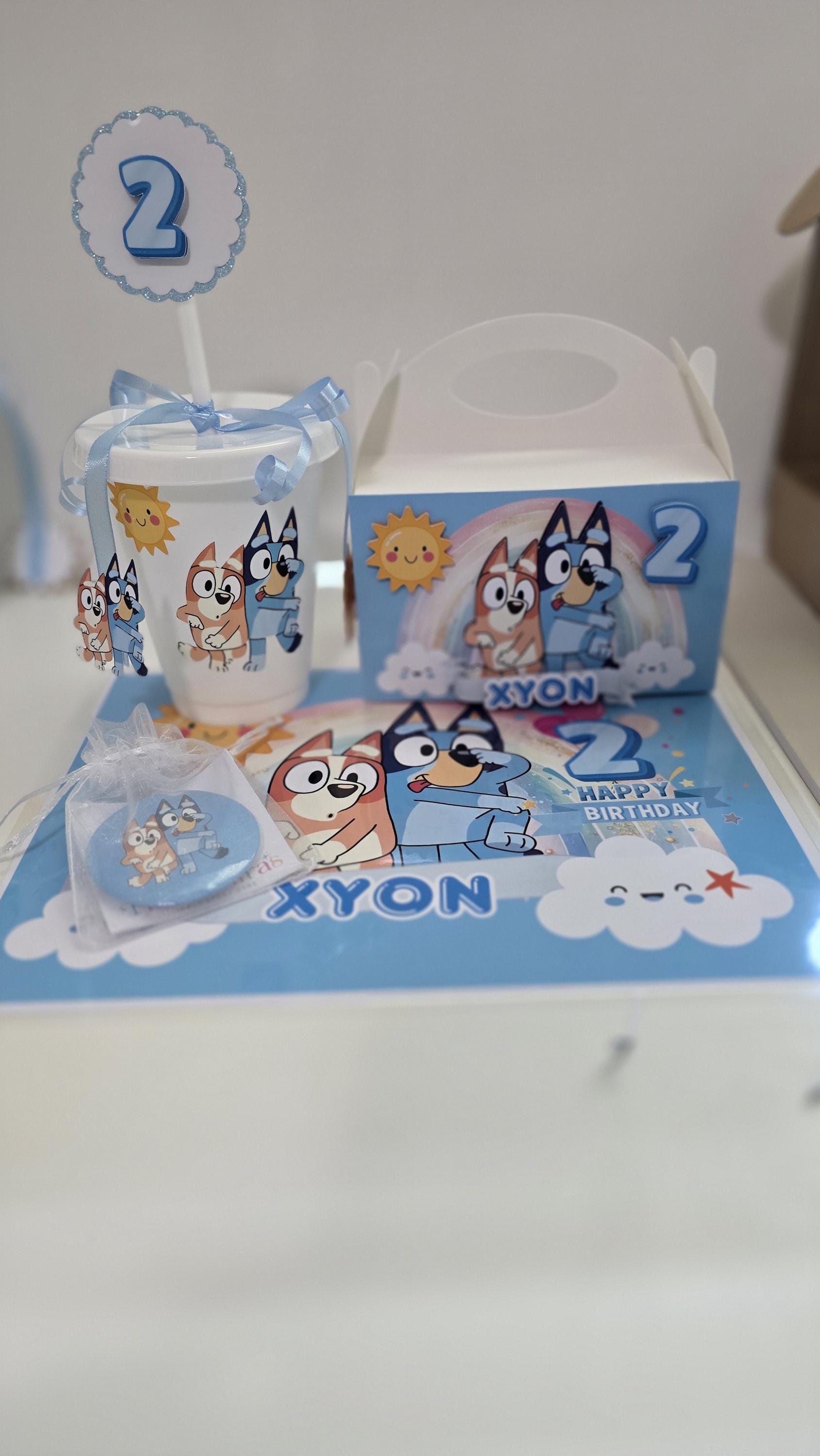 Bluey Personalized Favor Box Bundle – Kids Birthday - Etsy