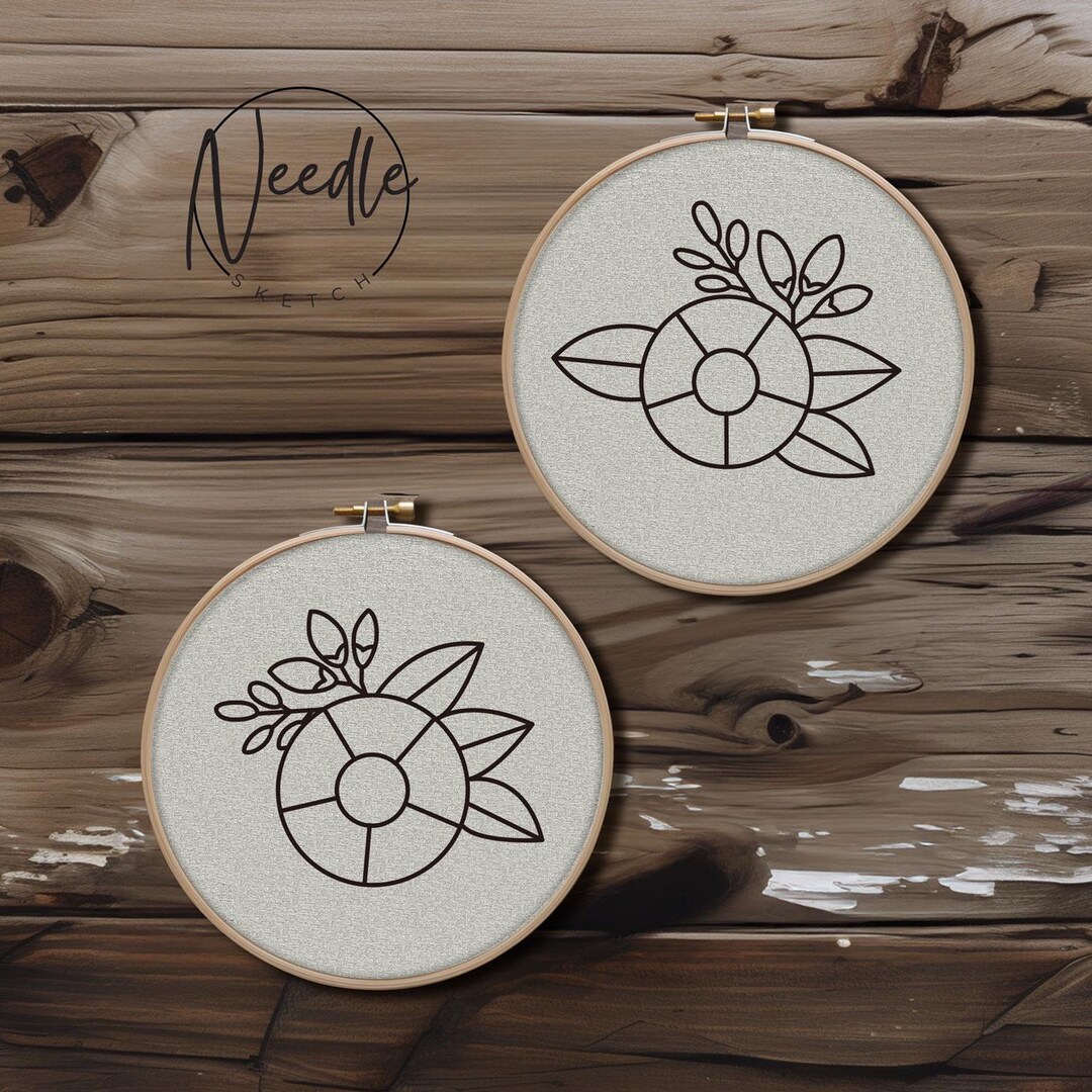 Spider Web Rose Set, Hoop, Embroidery Pdf Template, Hand Embroidery ...