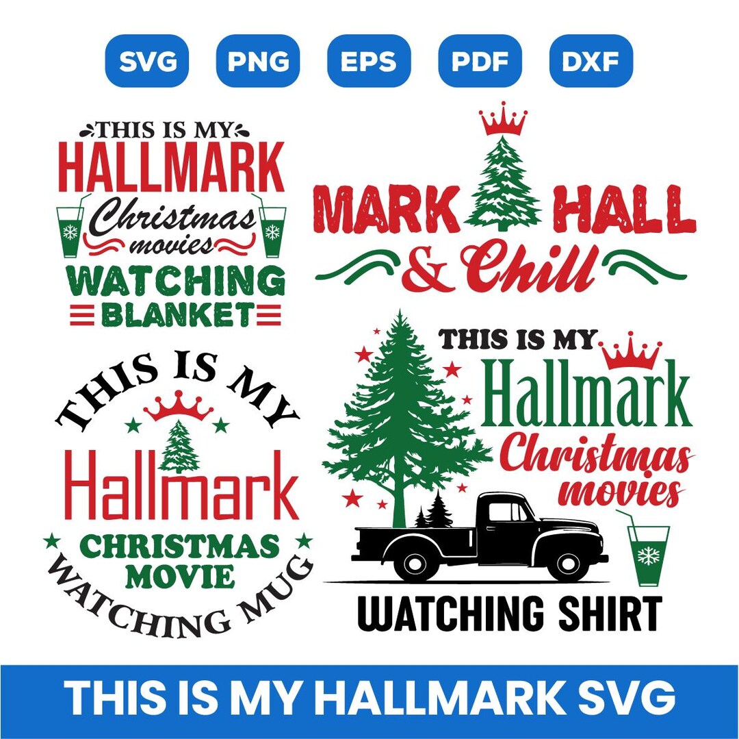 This is Hallmark Svg Bundle, Christmas Svg Bundle, Movie Watching Svg ...