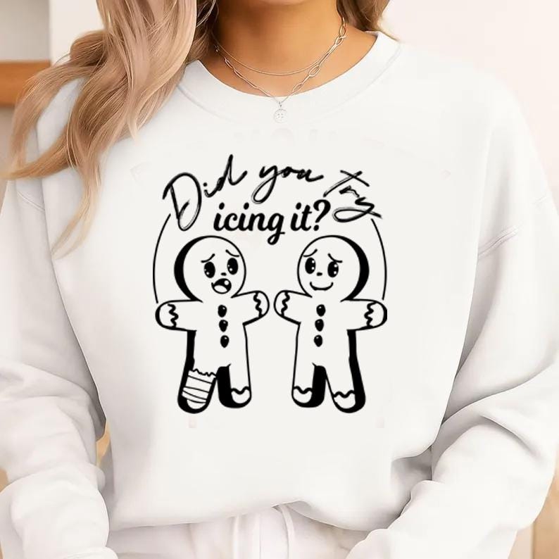 Did You Try Icing It Svg, Funny Christmas Svg, Gingerbread Humor ...