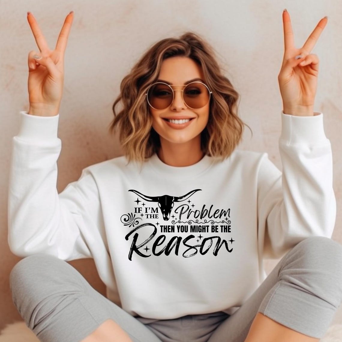 If I'm the Problem Then You Might Be the Reason Svg, Country Music Png ...