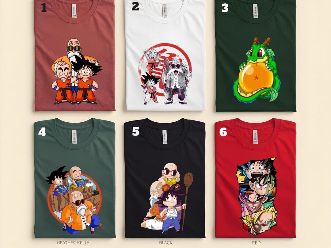 Master Roshi Dragon Ball Shirt, Anime Inspired Shirt, Dragon Ball Tee ...