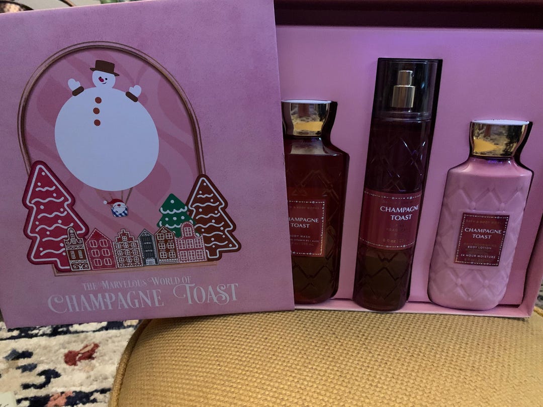 Champagne Full Size Toast Gift Set - Etsy