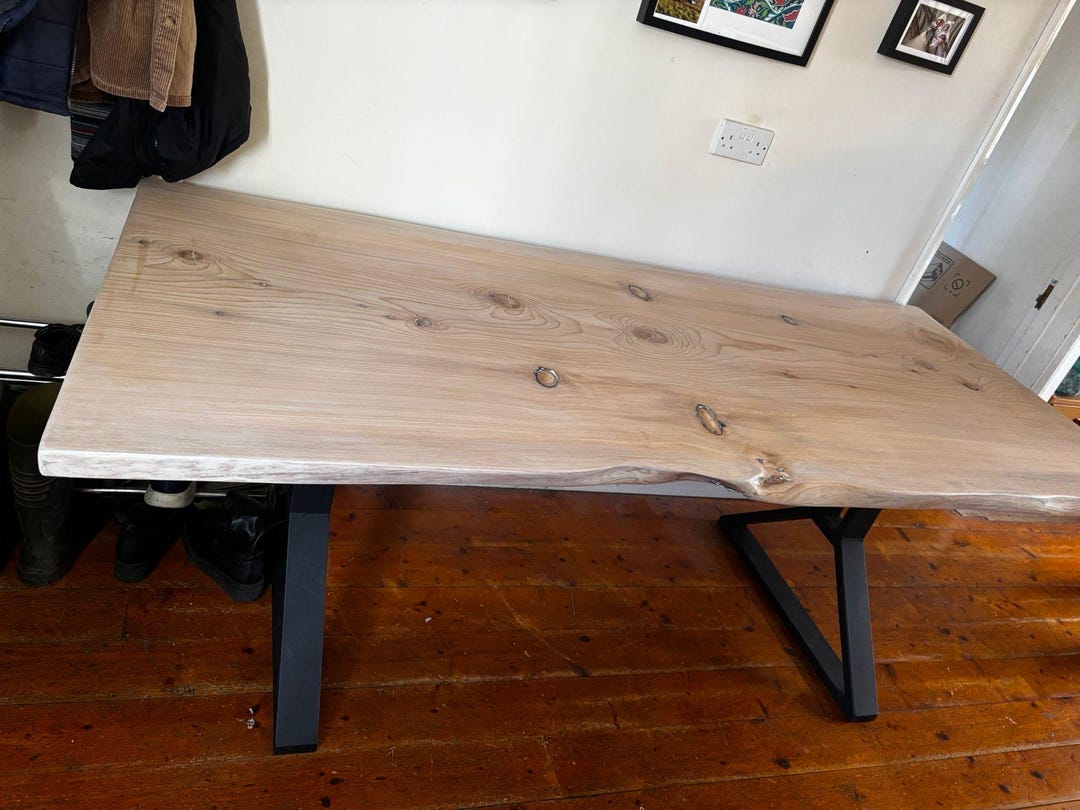 Live Edge Cedar of Lebanon Dining Table - Etsy