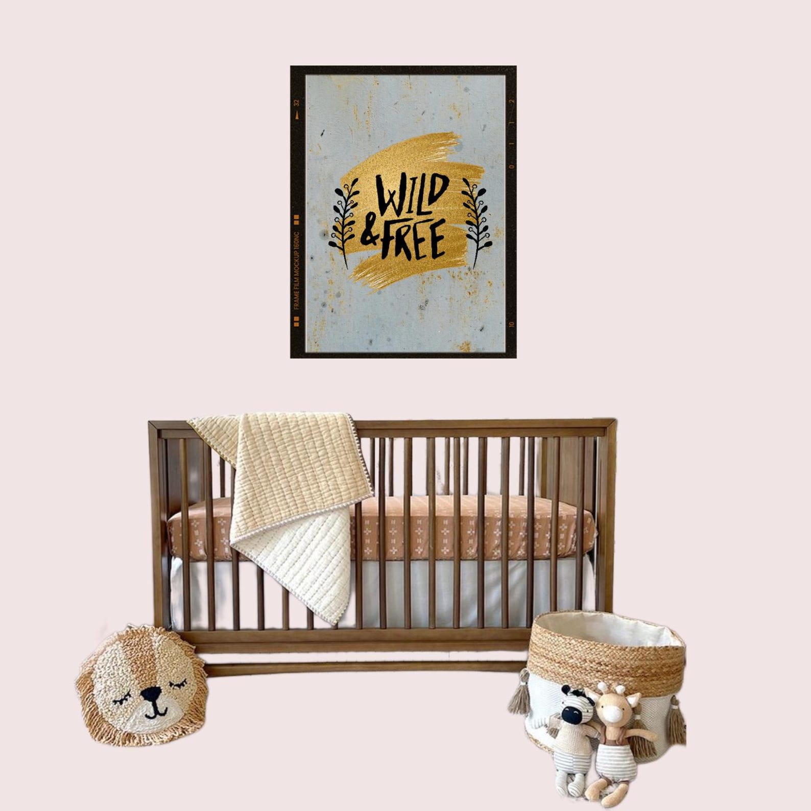 Wild and Free Sign, Printable Wall Art, Nursery Art Print ...