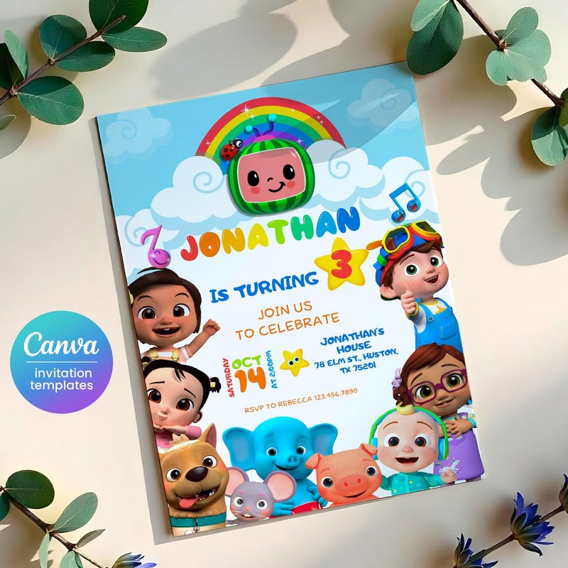 Baby Boys Birthday Invite - Etsy