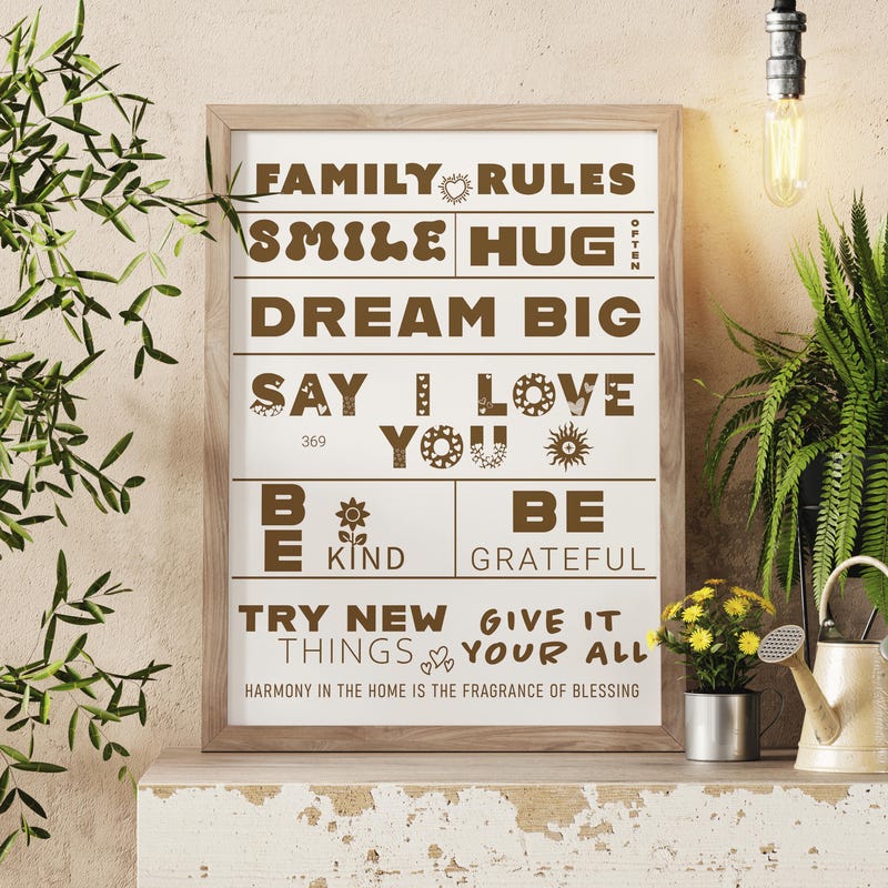 Family Mission Statement - Etsy