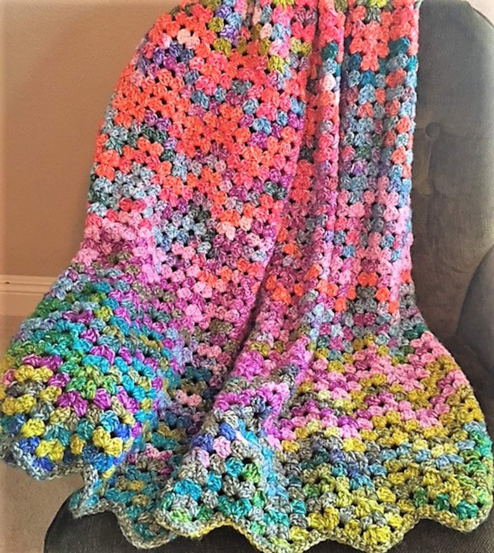 Monet's Garden Crochet Pattern Blanket - Etsy