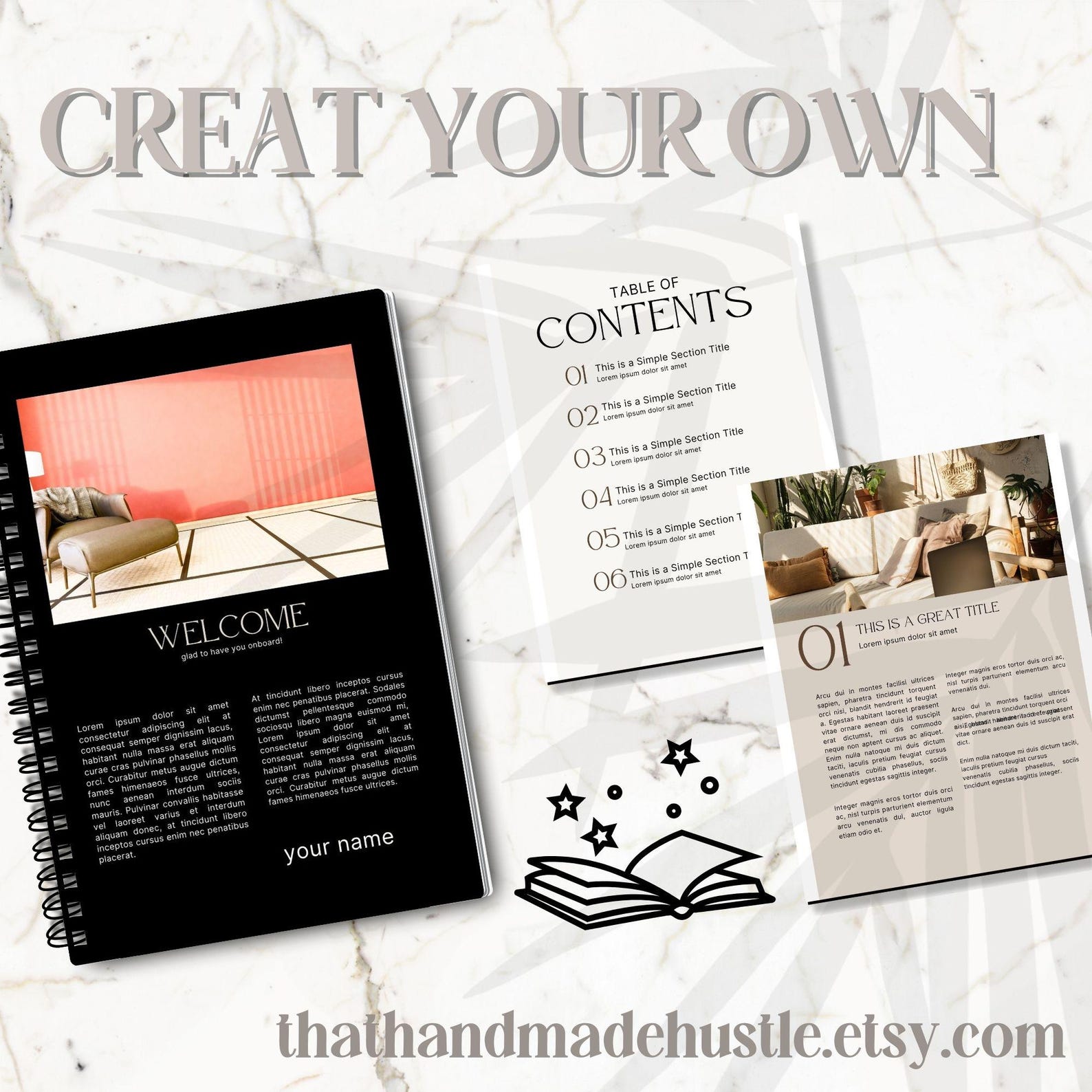 Ebook Canva Template Professional Ebook Design Layouts Easy-to-edit ...