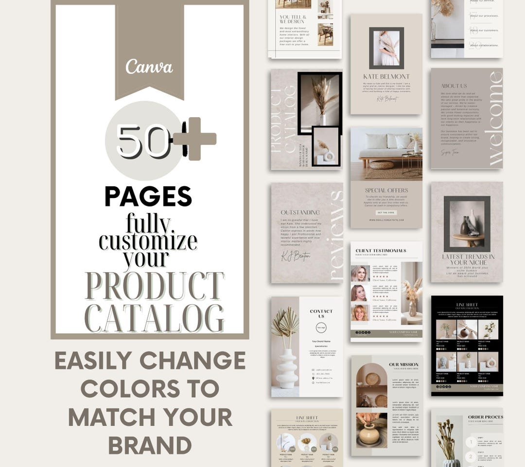 Products & Services Price List Guide,product Catalog Design, Wholesale ...