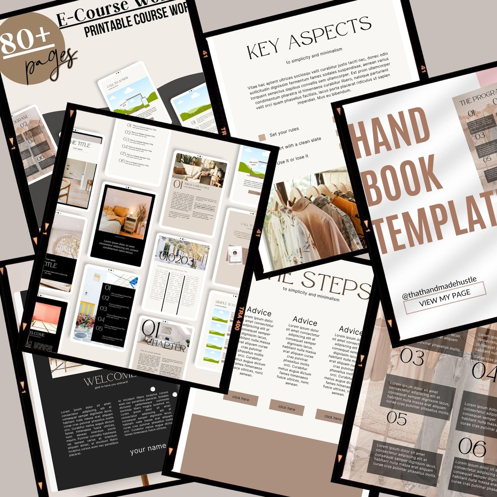 Ebook Canva Template Professional Ebook Design Layouts Easy-to-edit ...