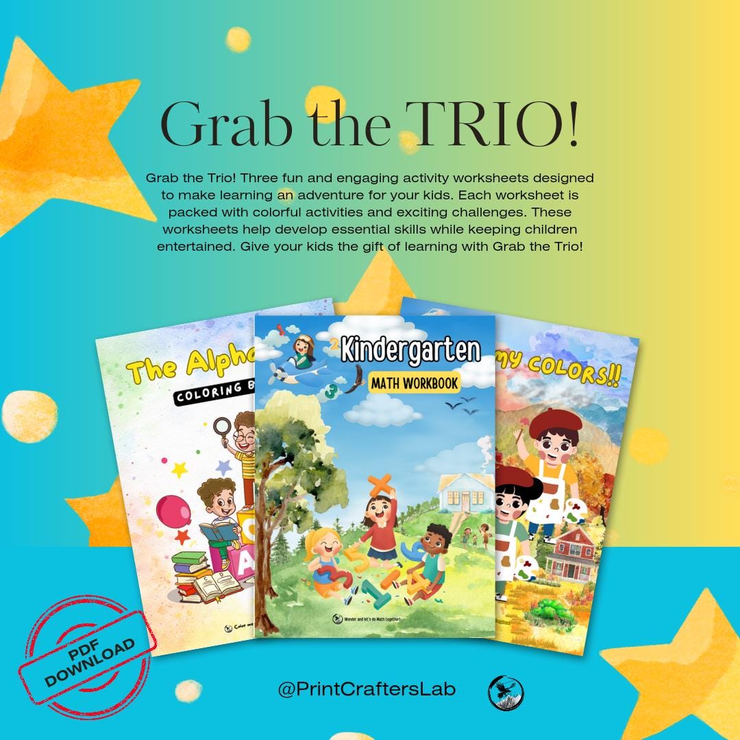 Kids Learning Trio! I Know My Colors, the Alphabet, and Kindergarten ...