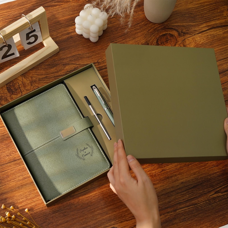 Leather Notebook New Year - Etsy UK