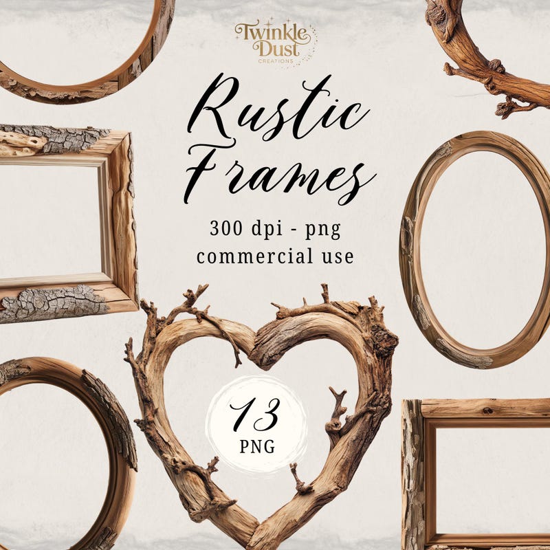 Rustic Wooden Frame - Etsy