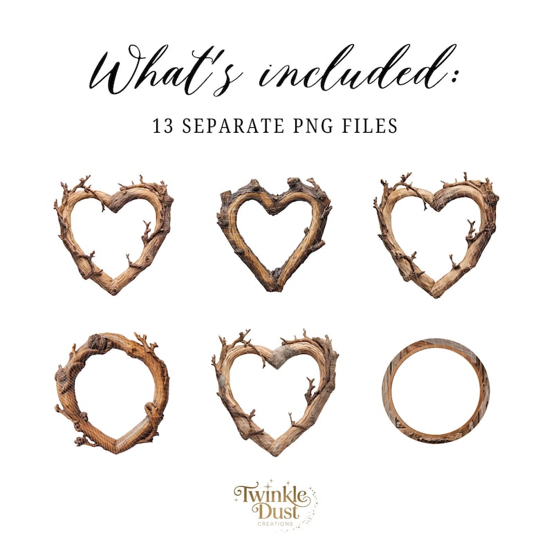 Rustic Wooden Frames Clipart - 13 PNG Rustic Frame Illustrations ...