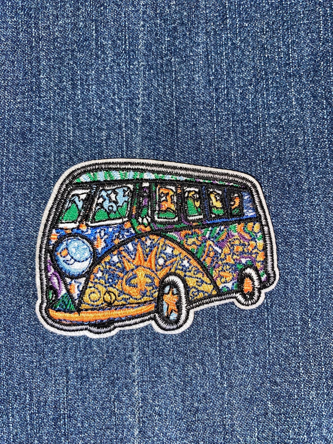 VW VAN Embroidery Patch Iron on Customize Your Denim or Craft DIY ...