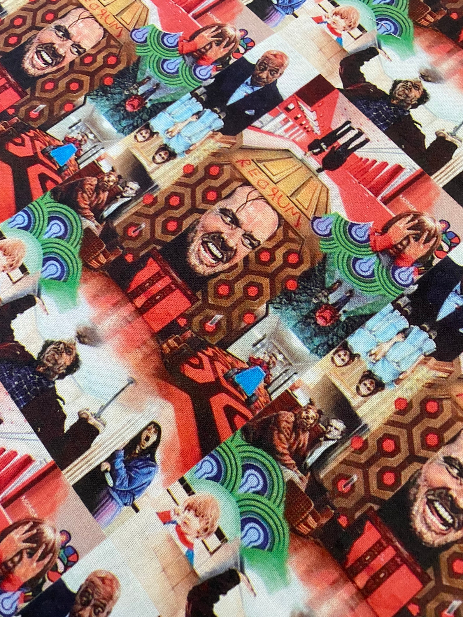 Fat Quarter 100% Cotton the SHINING REDRUM Fabric 18x22 Customize Your ...