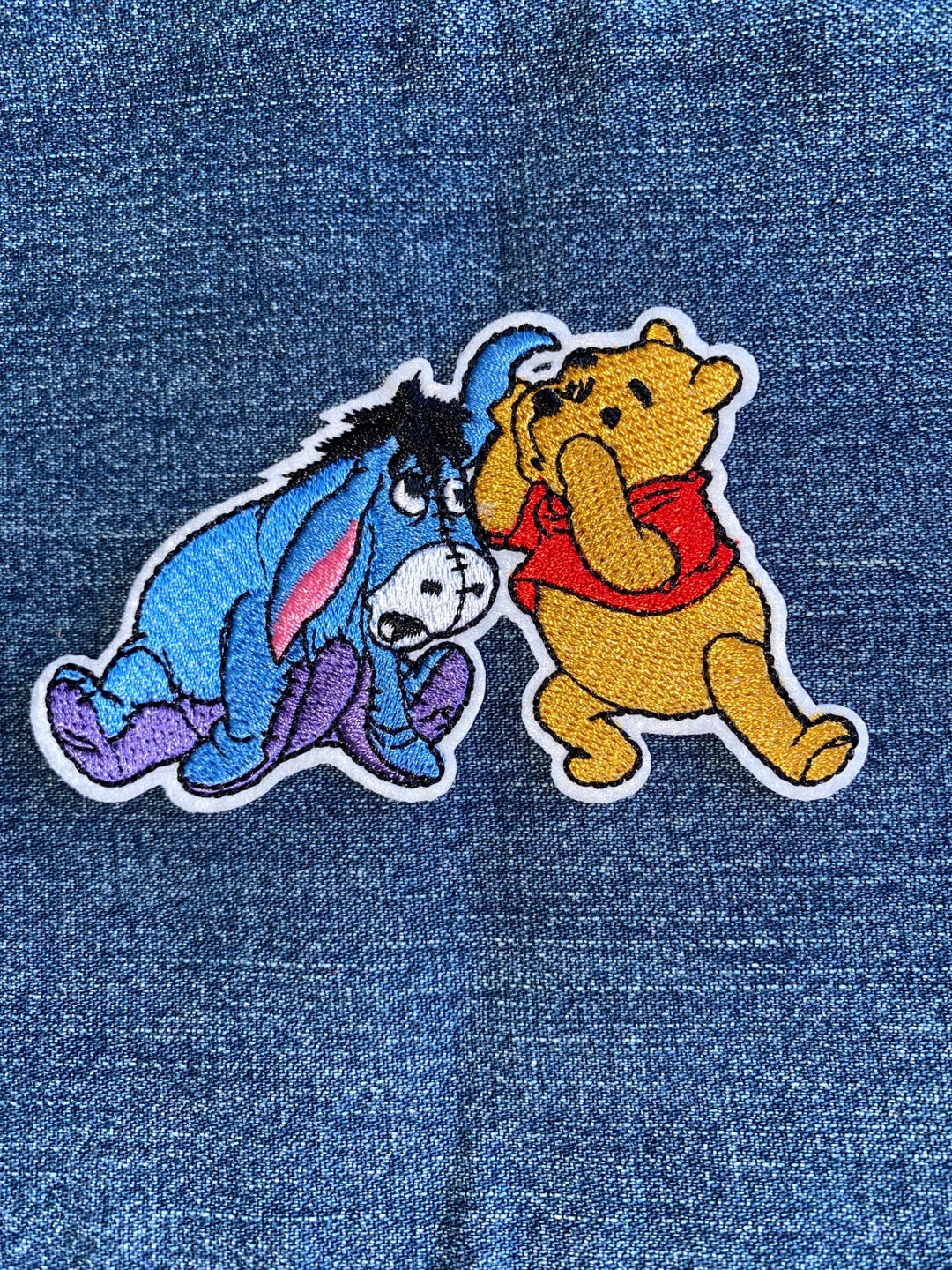 WINNIE POOH Embroidery Patch Use Customize Your Denim or Craft DIY ...