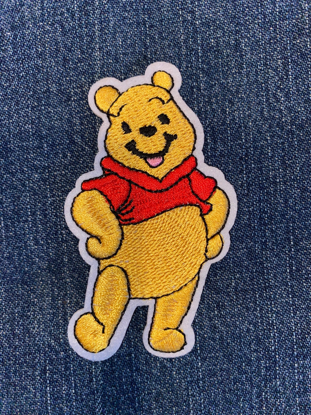WINNIE POOH Embroidery Patch Iron on Customize Your Denim or Craft DIY ...