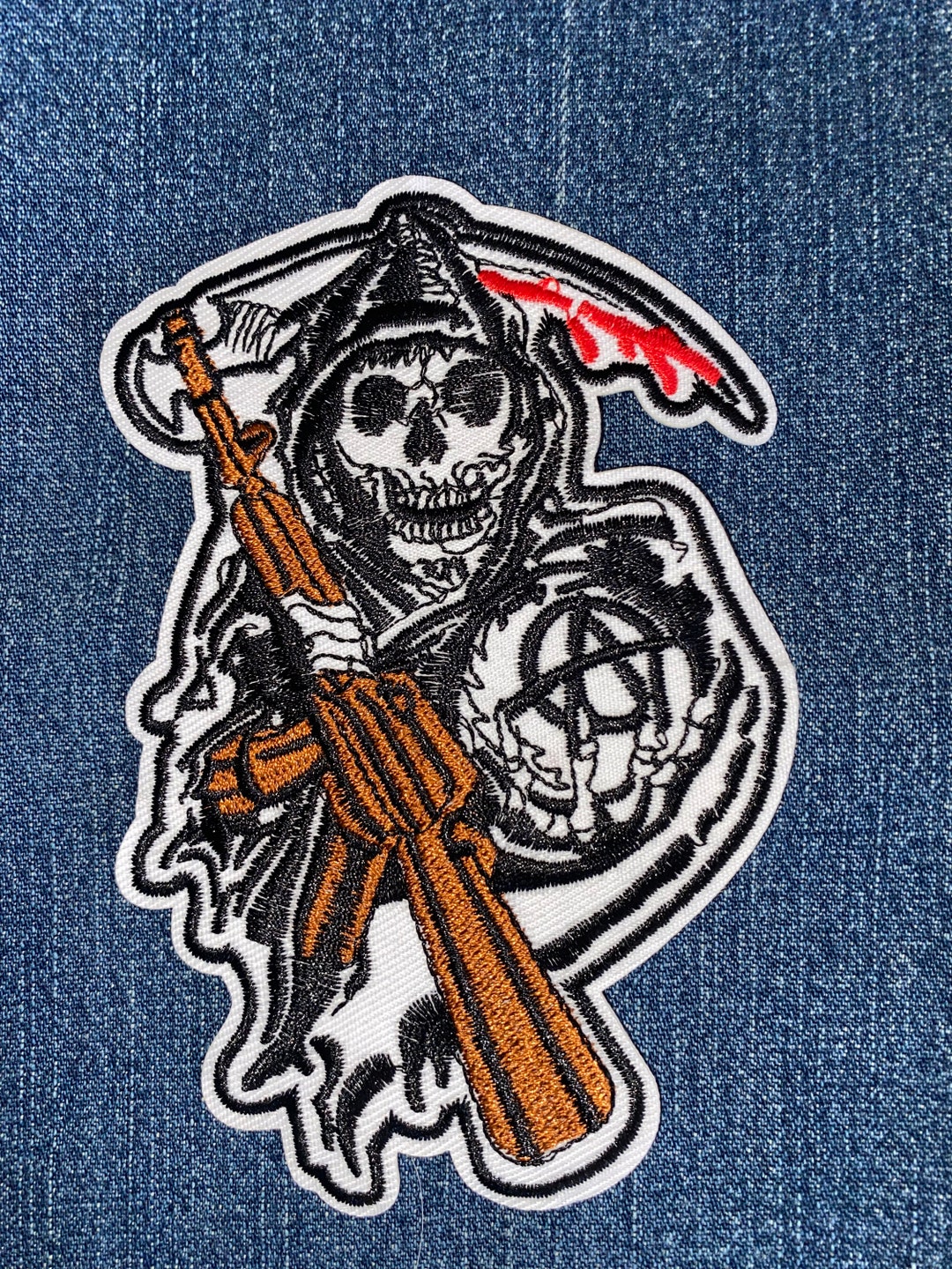 SONS of ANARCHY Embroidery Patch Use Customize Your Denim or Craft DIY ...