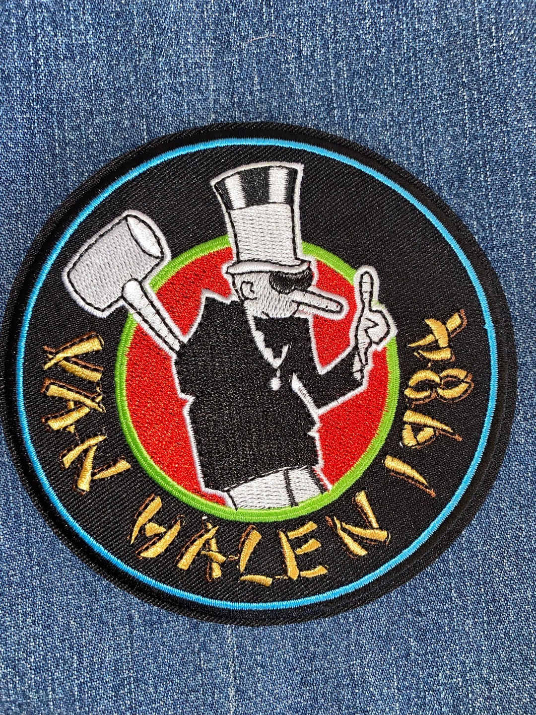 VAN HALEN 1984 Embroidery Patch Iron on Customize Your Denim or Craft ...