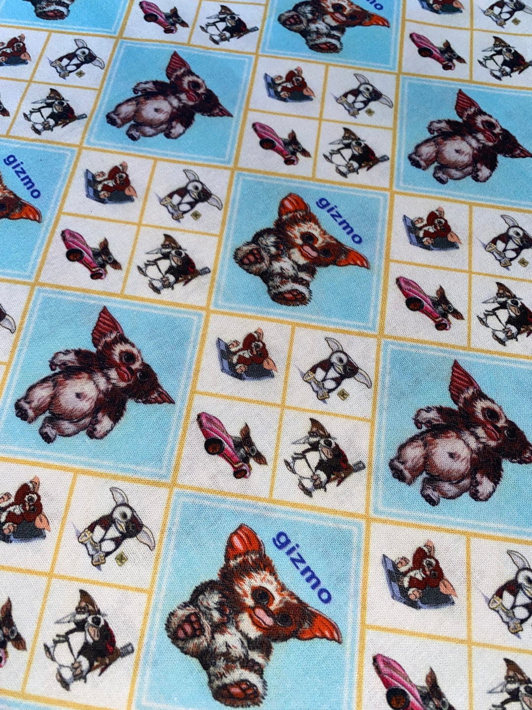 Fat Quarter 100% Cotton GREMLINS GIZMO Fabric 18x22 Customize Your ...