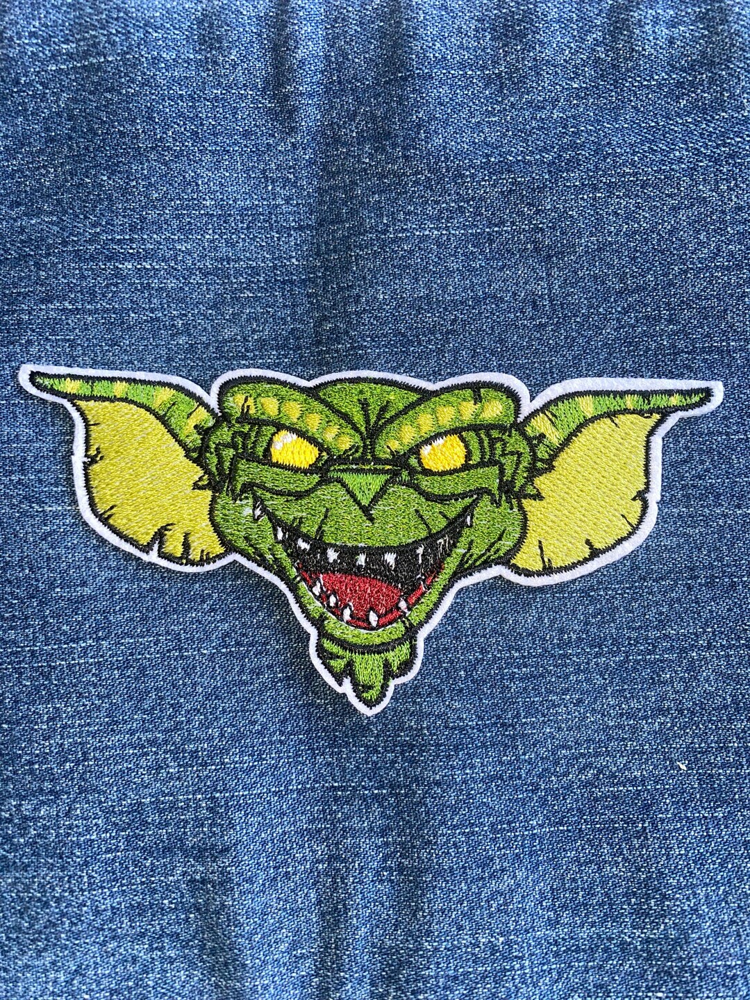 GREMLINS Embroidery Patch Use Customize Your Denim or Craft DIY STRIPE ...