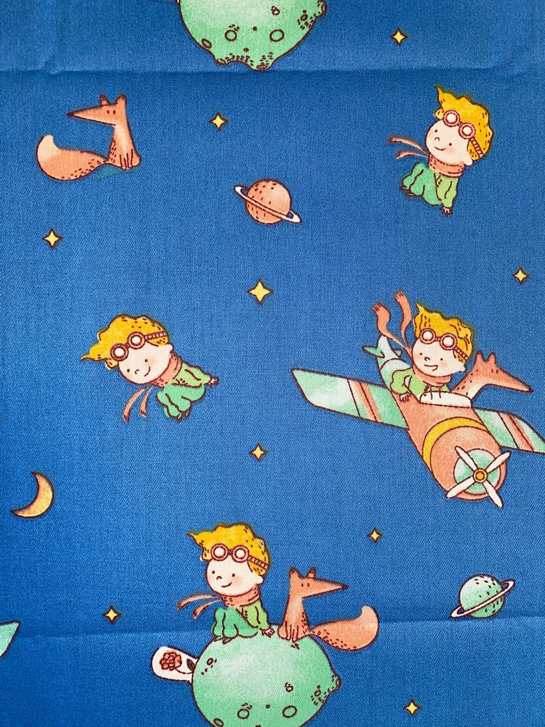 Fat Quarter 100% Cotton the LITTLE PRINCE Fabric 18"x22" Children's ...