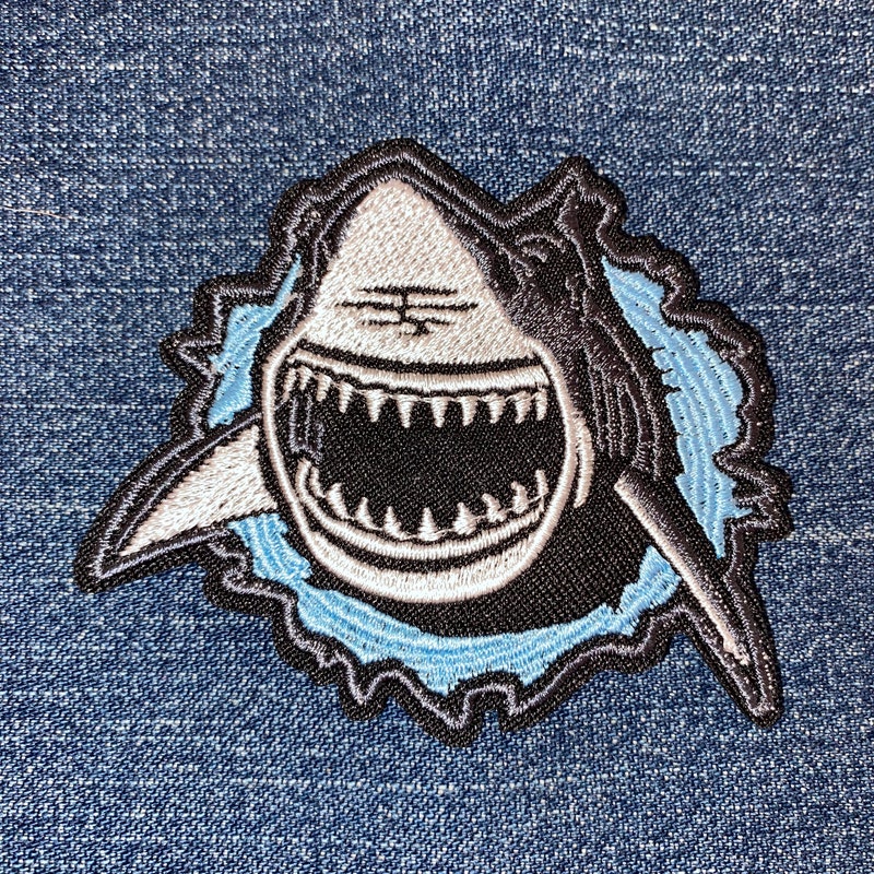 Jaws Embroidery - Etsy