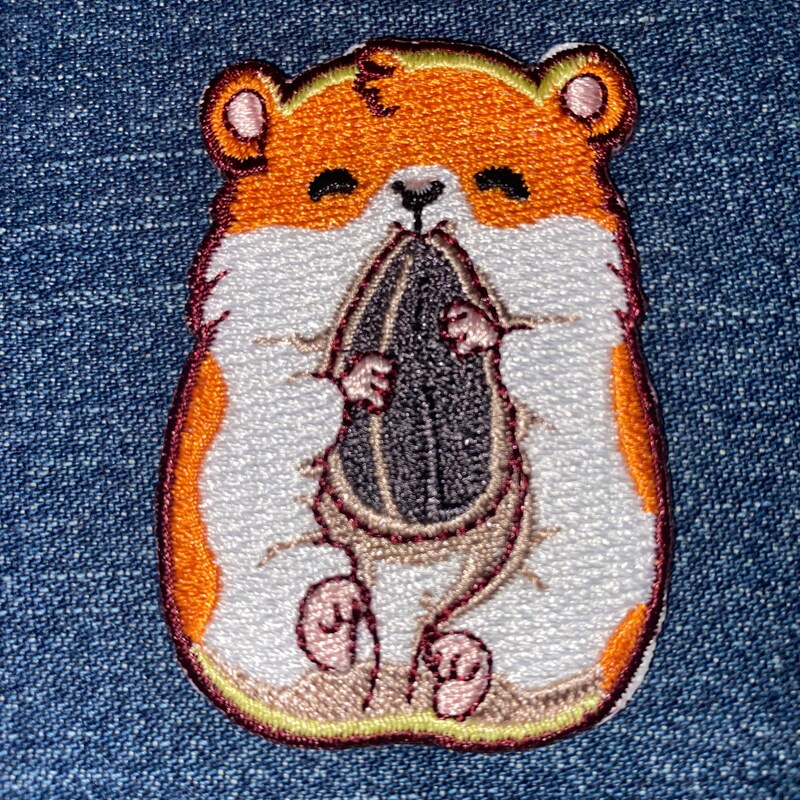 Iron on Patches Hamster - Etsy