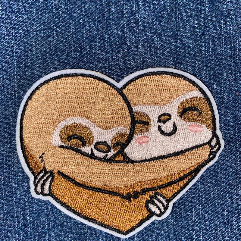 Sloth Iron on Patch - Etsy