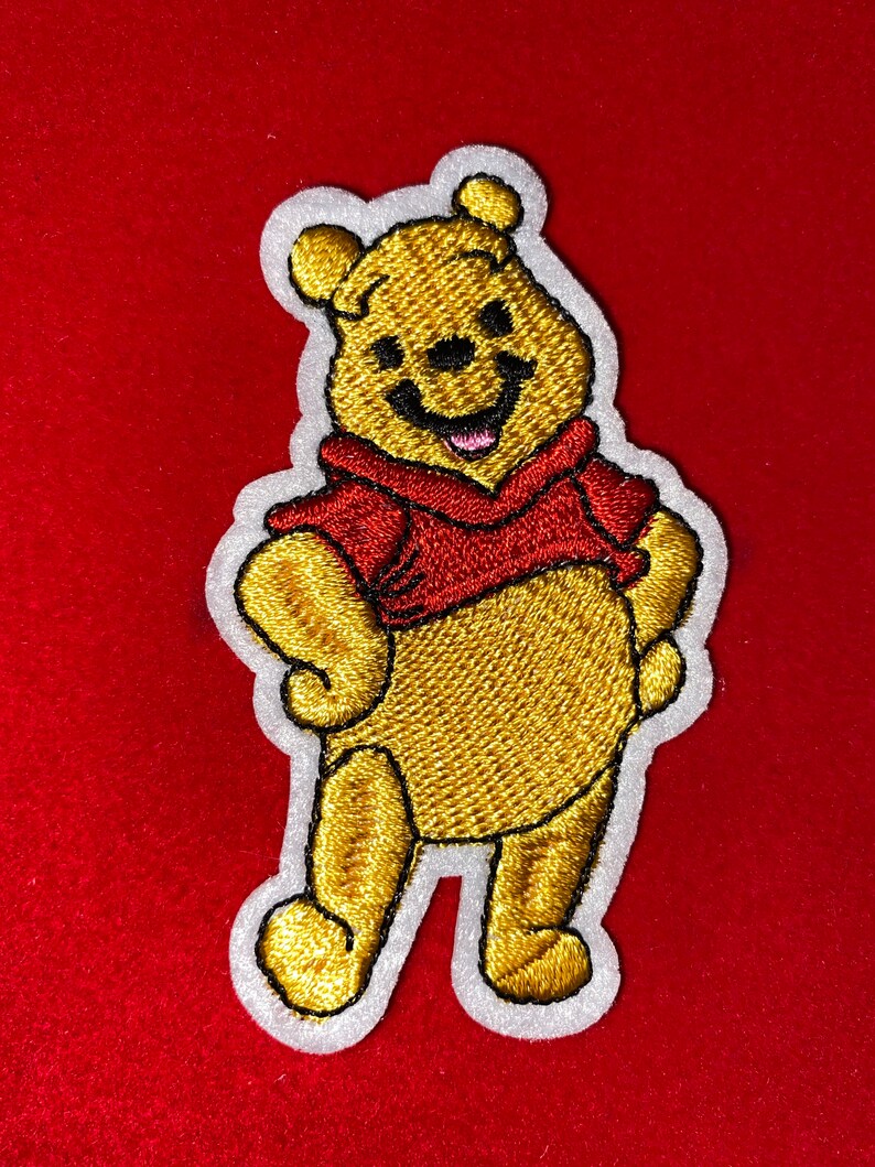 WINNIE POOH Embroidery Patch Use Customize Your Denim or Craft | Etsy