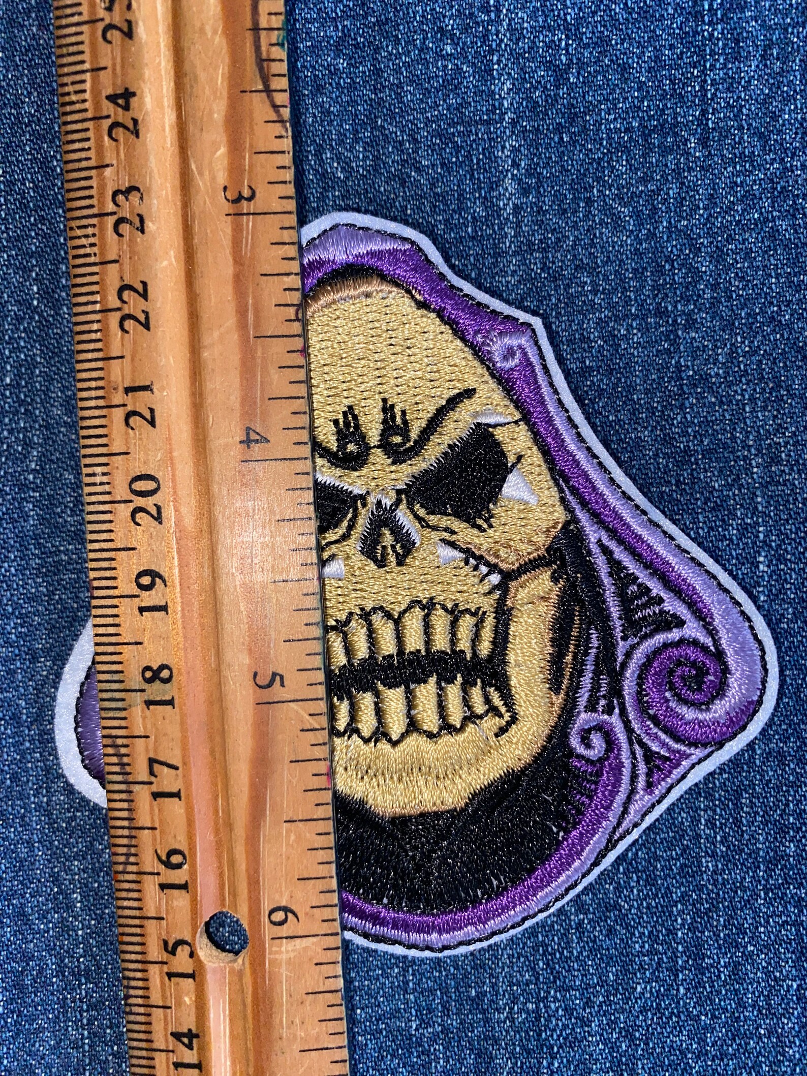 SKELETOR Embroidery Patch Use Customize Your Denim or Craft DIY Masters ...