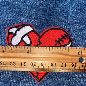 BROKEN HEART Embroidery Patch Use Customize Your Denim or Craft DIY - Etsy