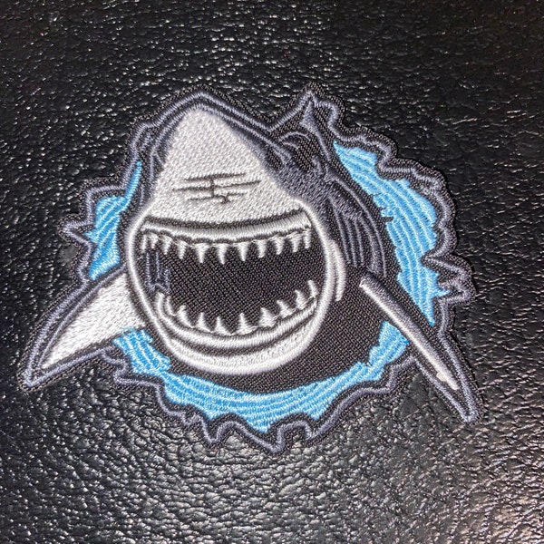 Jaws Embroidery - Etsy