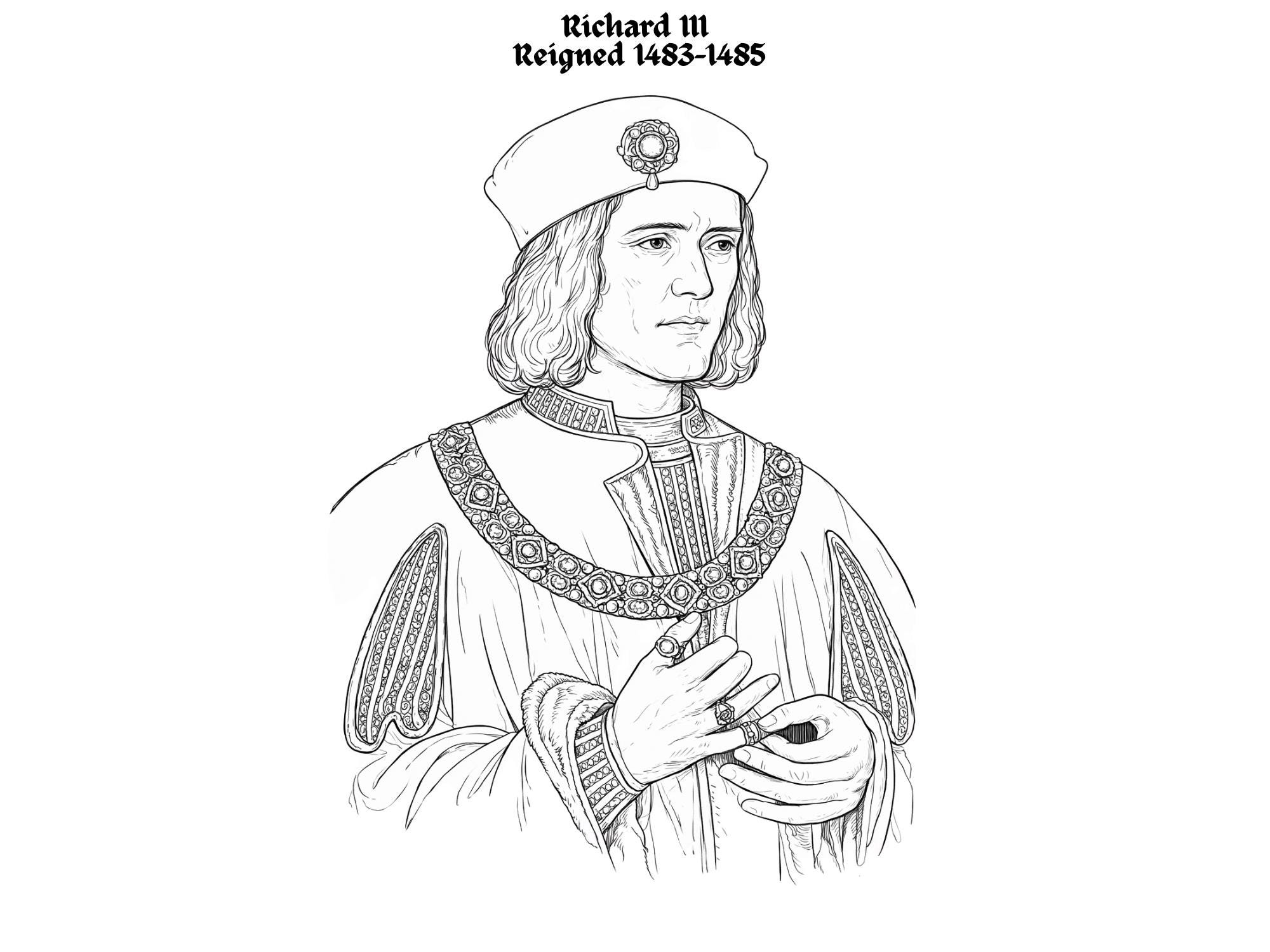 British Royal History Coloring Book – Kings and Queens of England ...