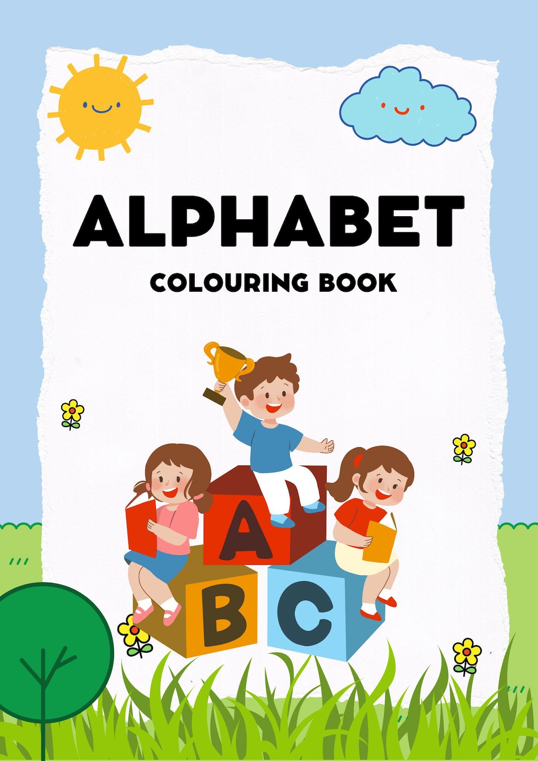 Alphabet A to Z Coloring Worksheet Set - Etsy