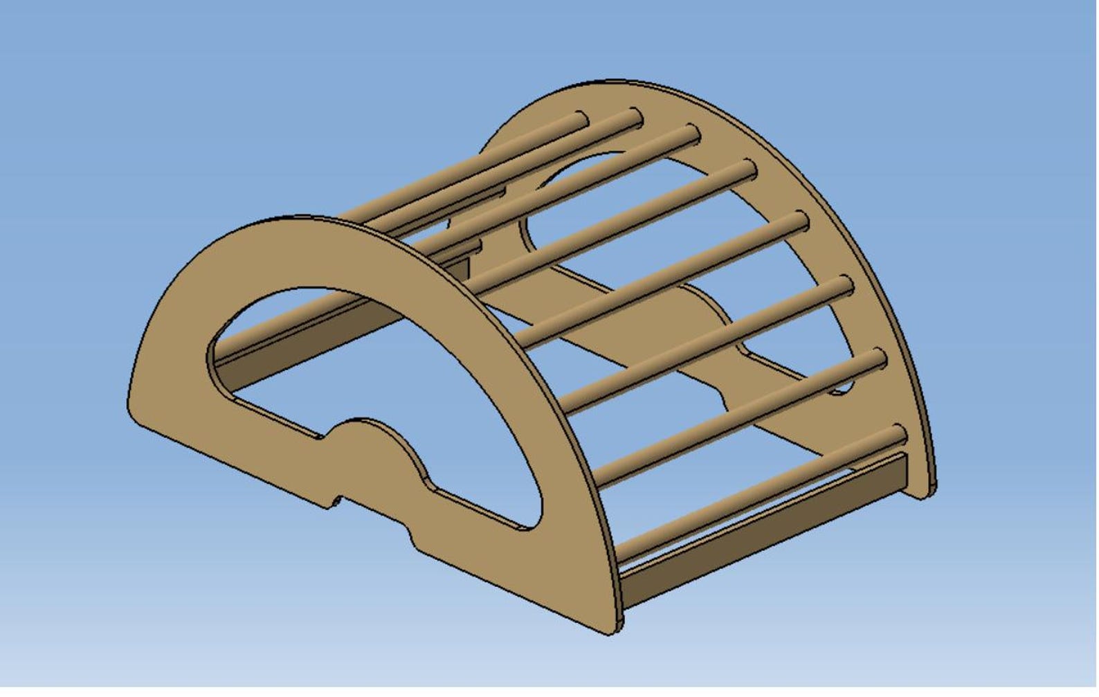 Montessori Wooden Climbing Arch for Toddlers – CNC Ready Digital Files ...