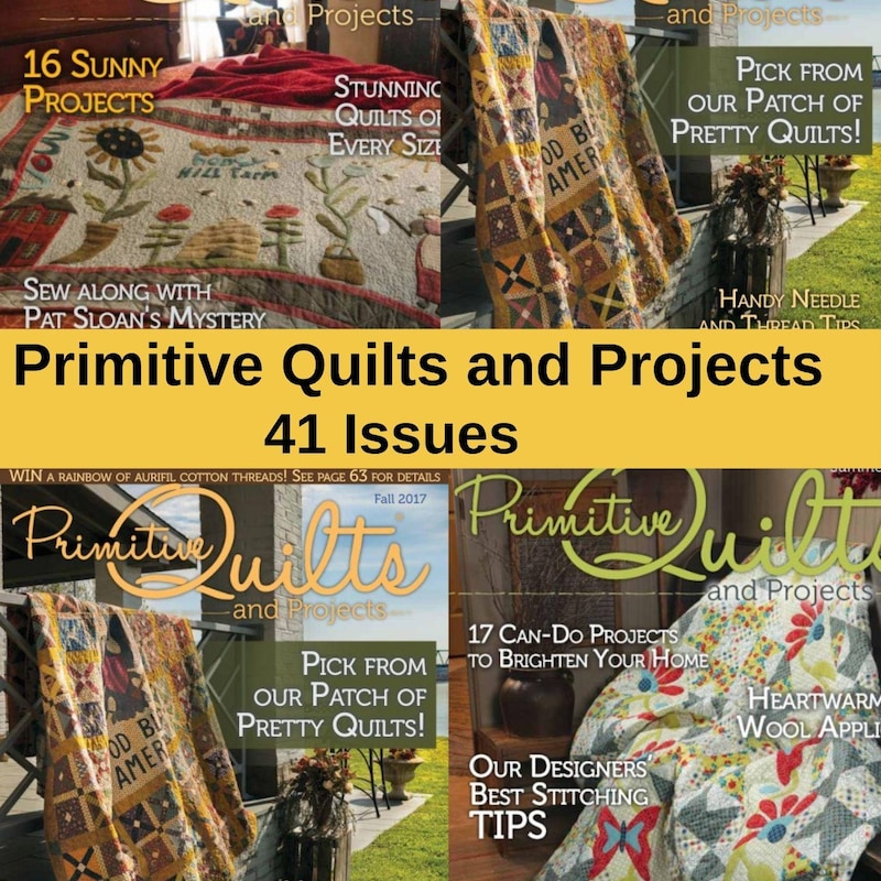 Primitive Quilting Books - Etsy UK