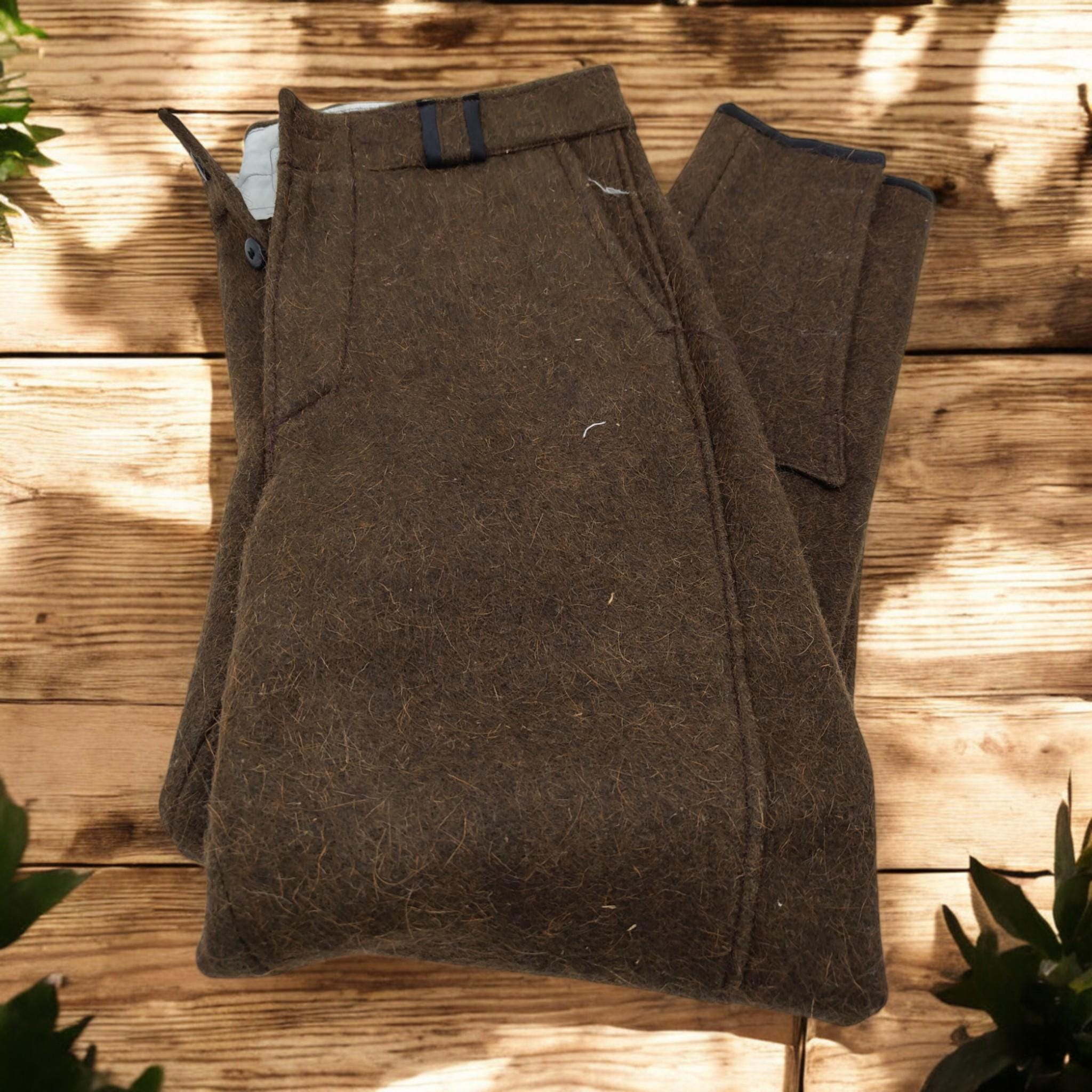 Handmade Wool Felt English Trousers, Perfect for Cold Days, Unisex ...
