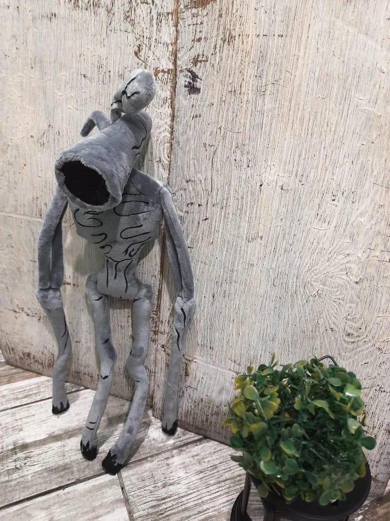 Giant Ice Siren Head Plush Inspired by Trevor Henderson 20inch - Etsy