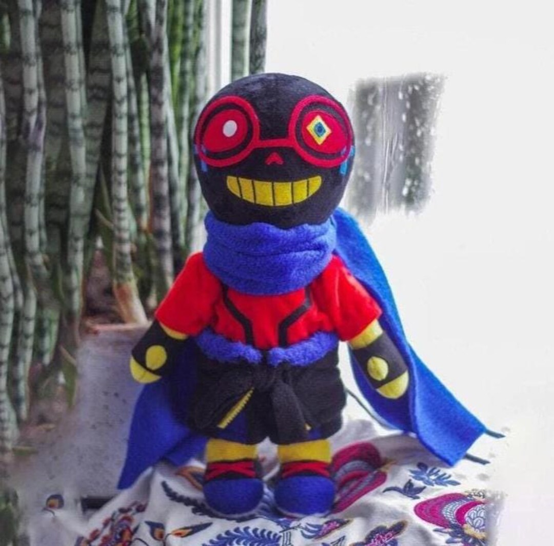 Template Undertale Sans Plush, Gamer Boyfriend Gift, Kawaii Plushie ...