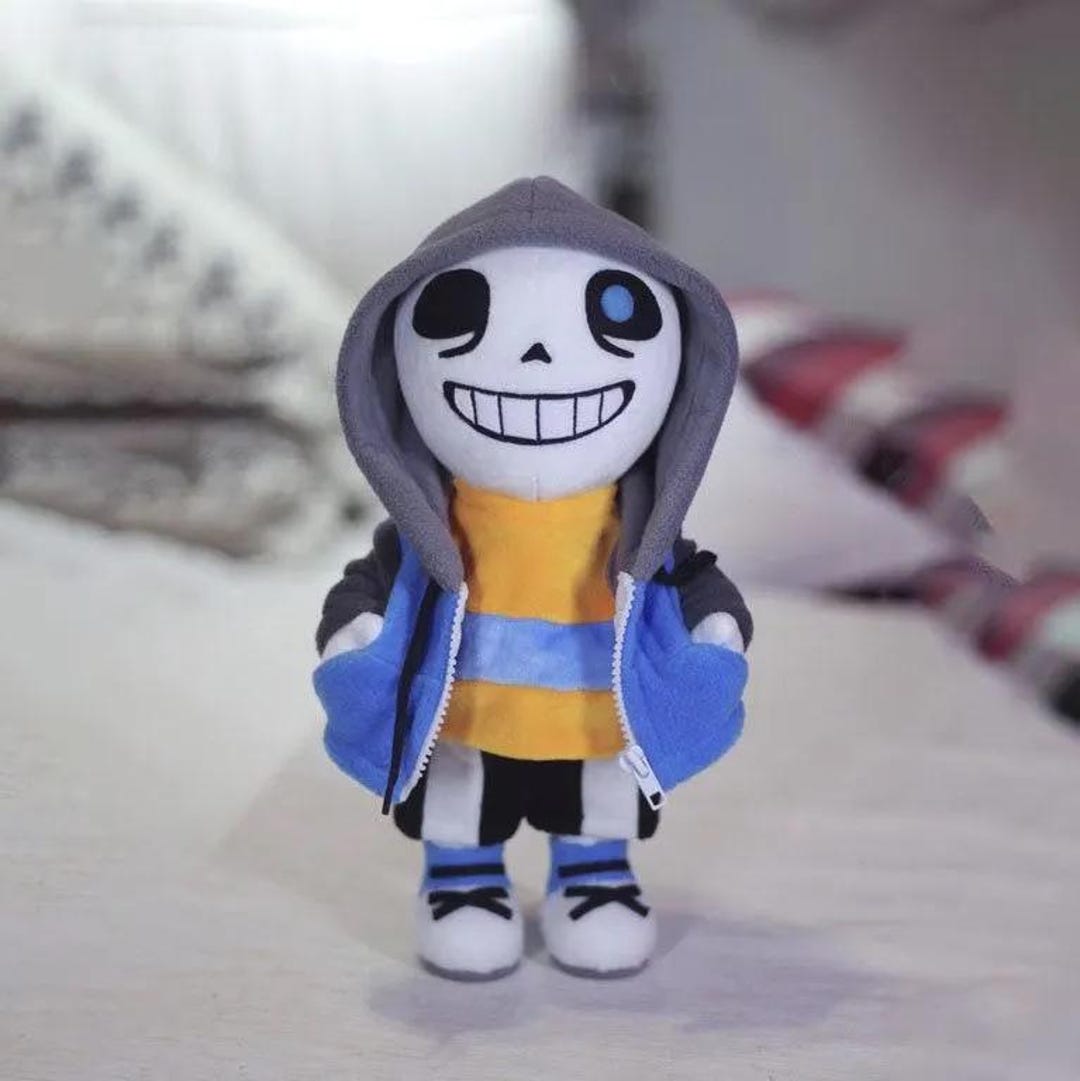 Storyspin Undertale Sans Plush, Gamer Boyfriend Gift, Kawaii Plushie ...