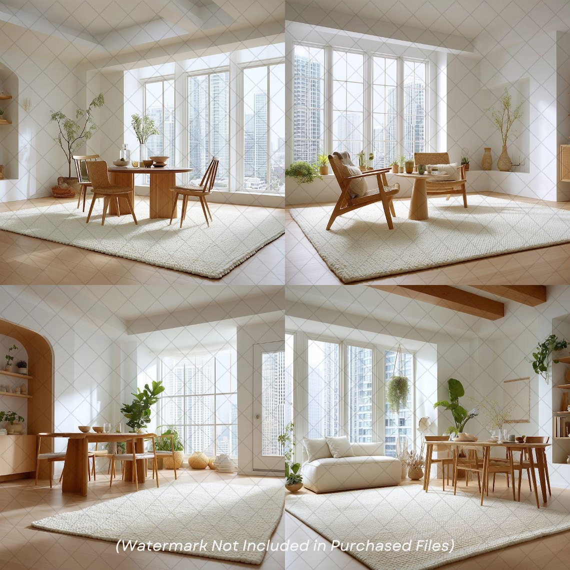 Virtual Background, Microsoft Teams, Zoom Meeting, Aesthetic Pack of 8 ...