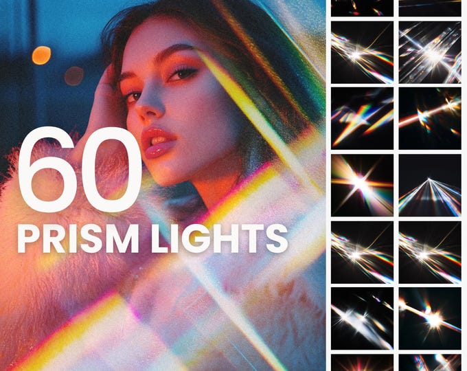 100 PRISM Bokeh Overlays | Colored Bokeh Photoshop Overlays, Prism ...