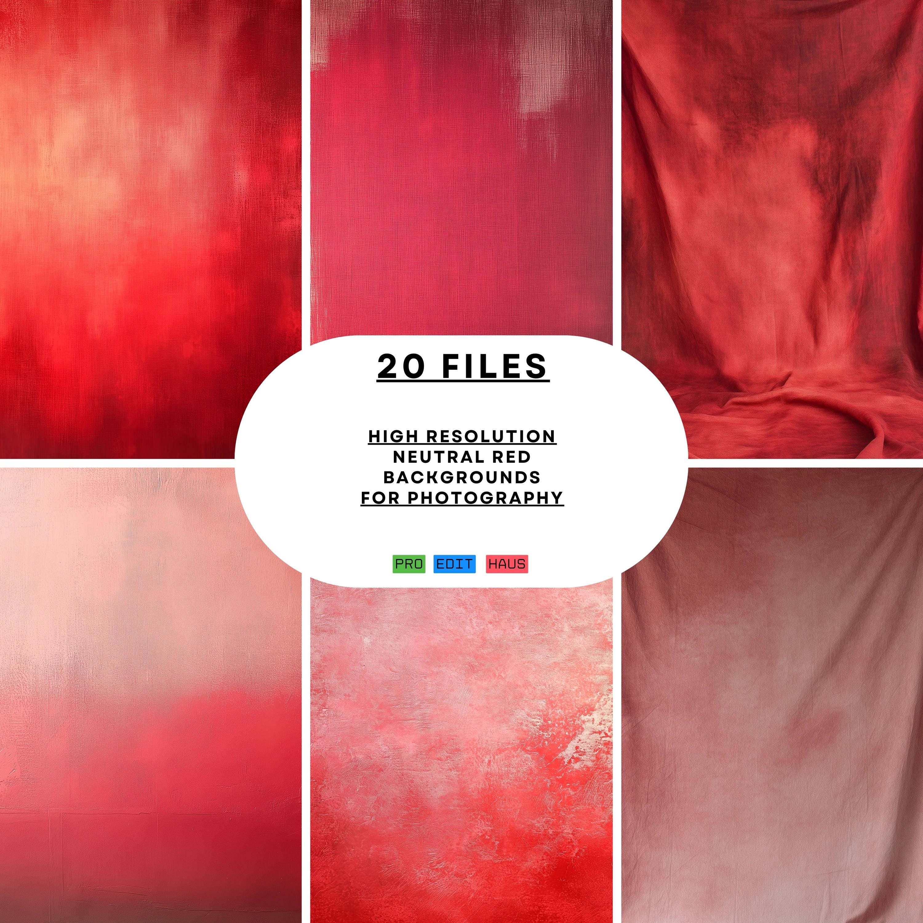 Red Portrait Photography Backdrop Textures (digital Download) - Etsy