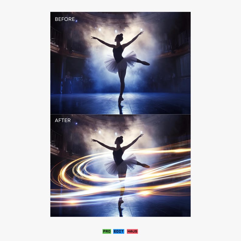 15 Gold Light Trail Overlays, PNG Transparent Photoshop Overlays, Light ...