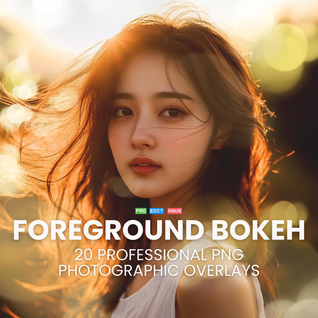 Bokeh Overlays, Photoshop Overlays, Foreground Bokeh Overlays, Large Bokeh Overlays, Light Leak ...