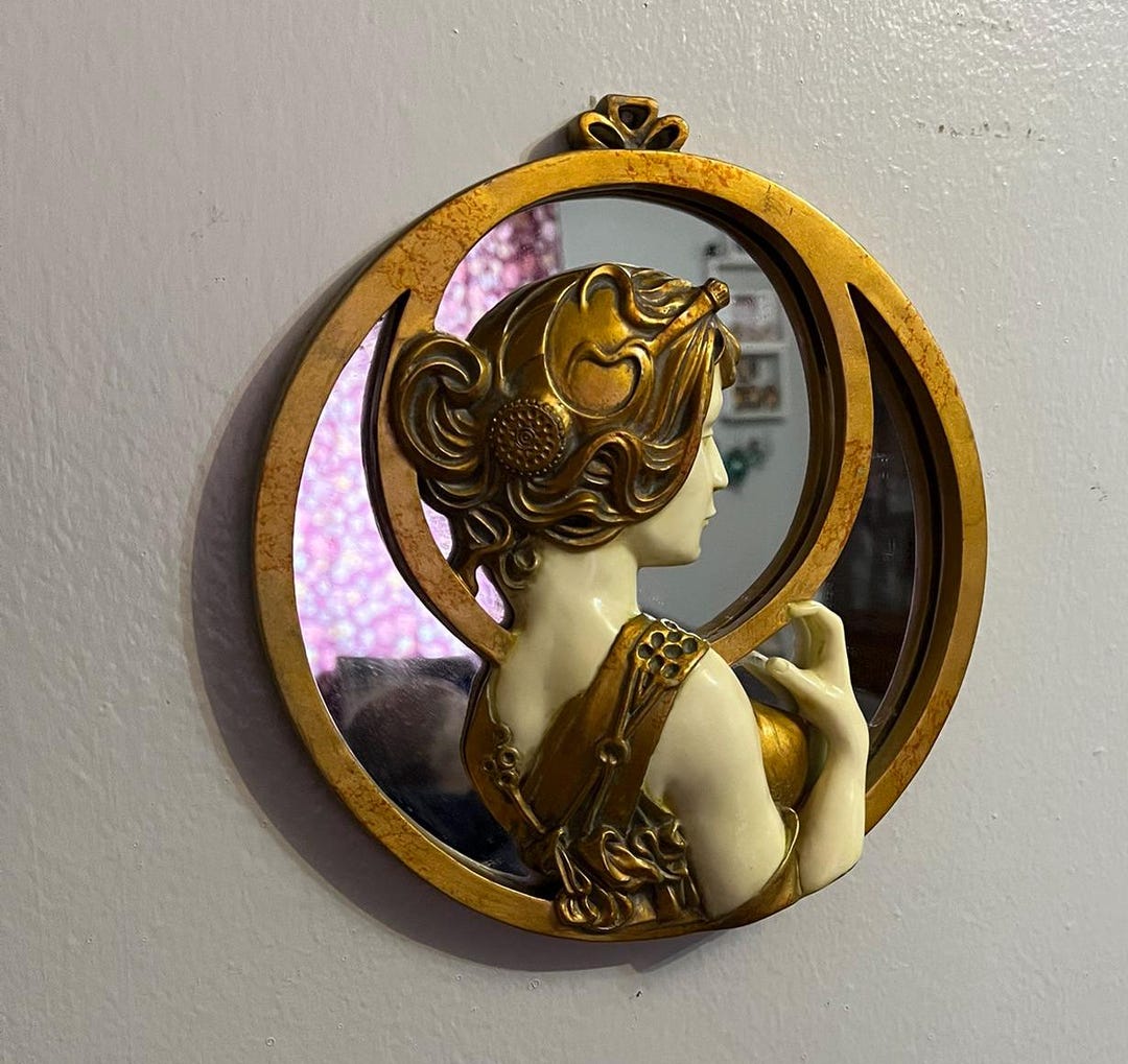 Art Nouveau Alphonse Mucha Mirror - Etsy
